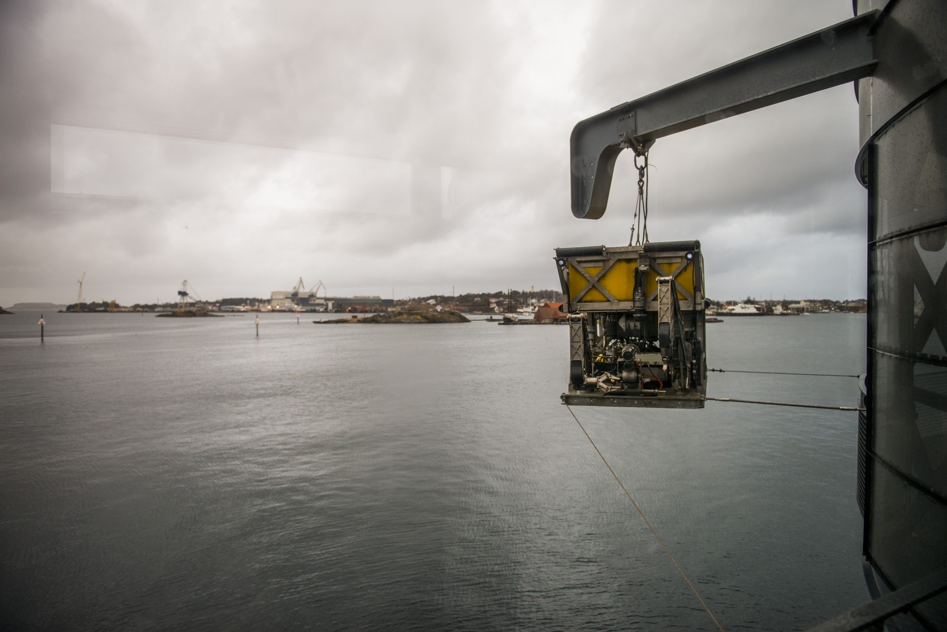 ROV utenfor boredekket på Oljemuseet foto Fredrik Ringe | Norsk Oljemuseum